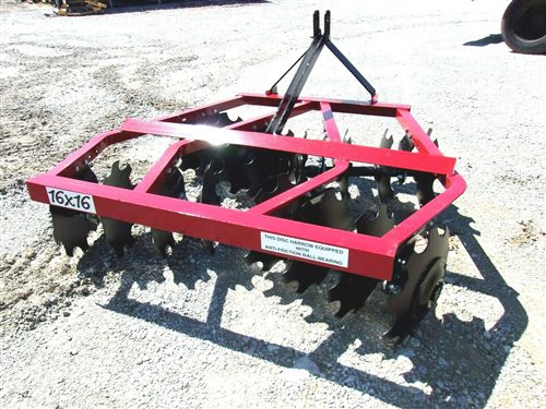 Atlas WF 16X16 Disc Harrow – 5 1/2 ft – Haney Equipment Company